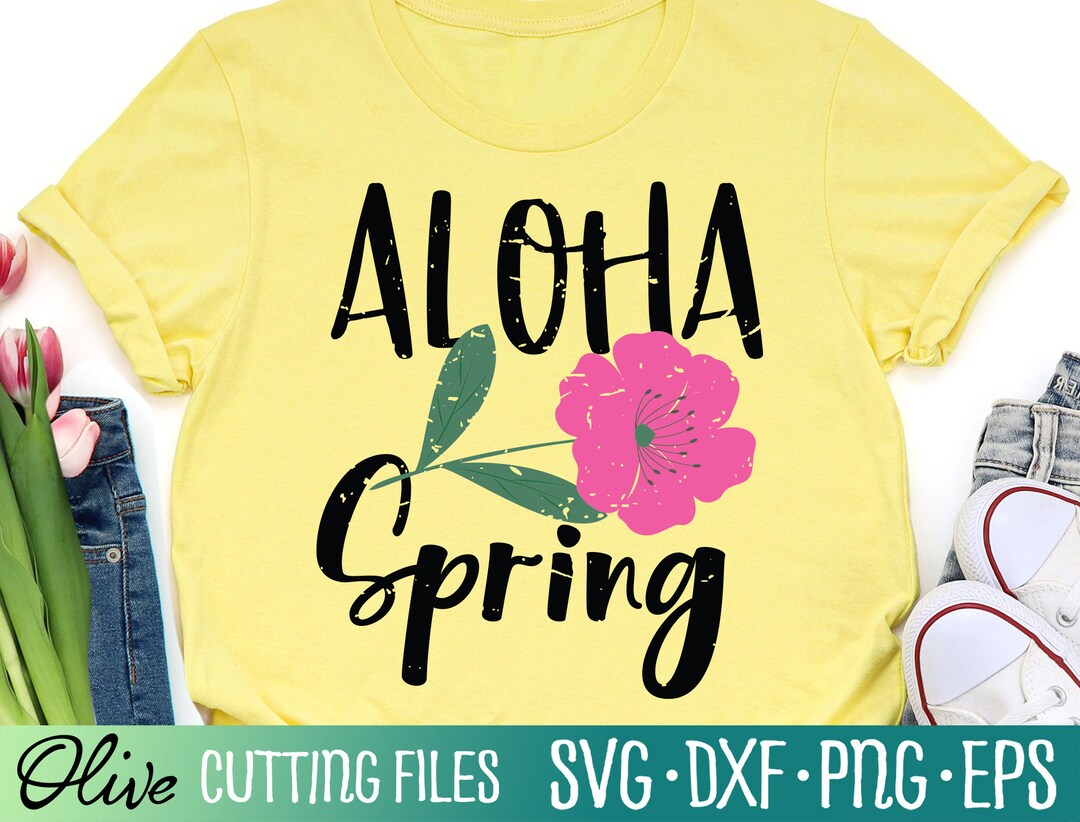 Aloha Spring Svg , Spring Svg, Spring Break Svg, Spring Break Png ...