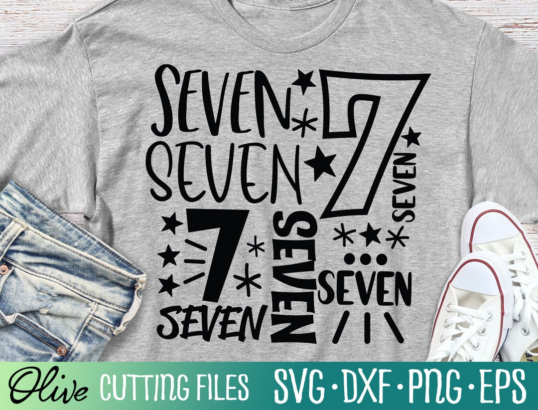 7th Birthday Svg, Party Collage Svg, Birthday Boy Svg, Birthday Girl ...
