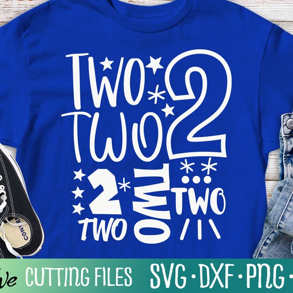 2nd Birthday Svg - Etsy