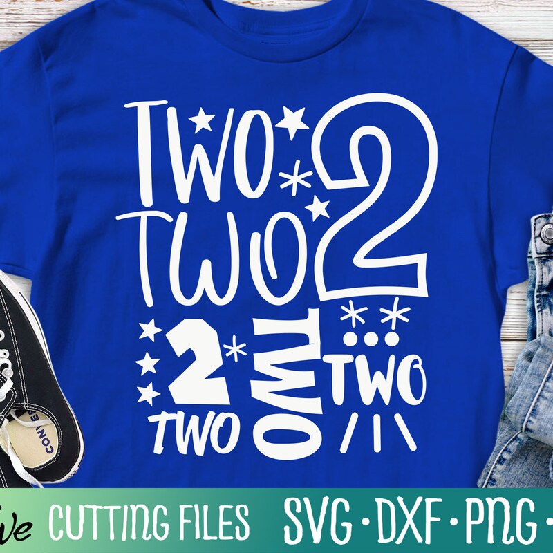 2nd Birthday Svg - Etsy