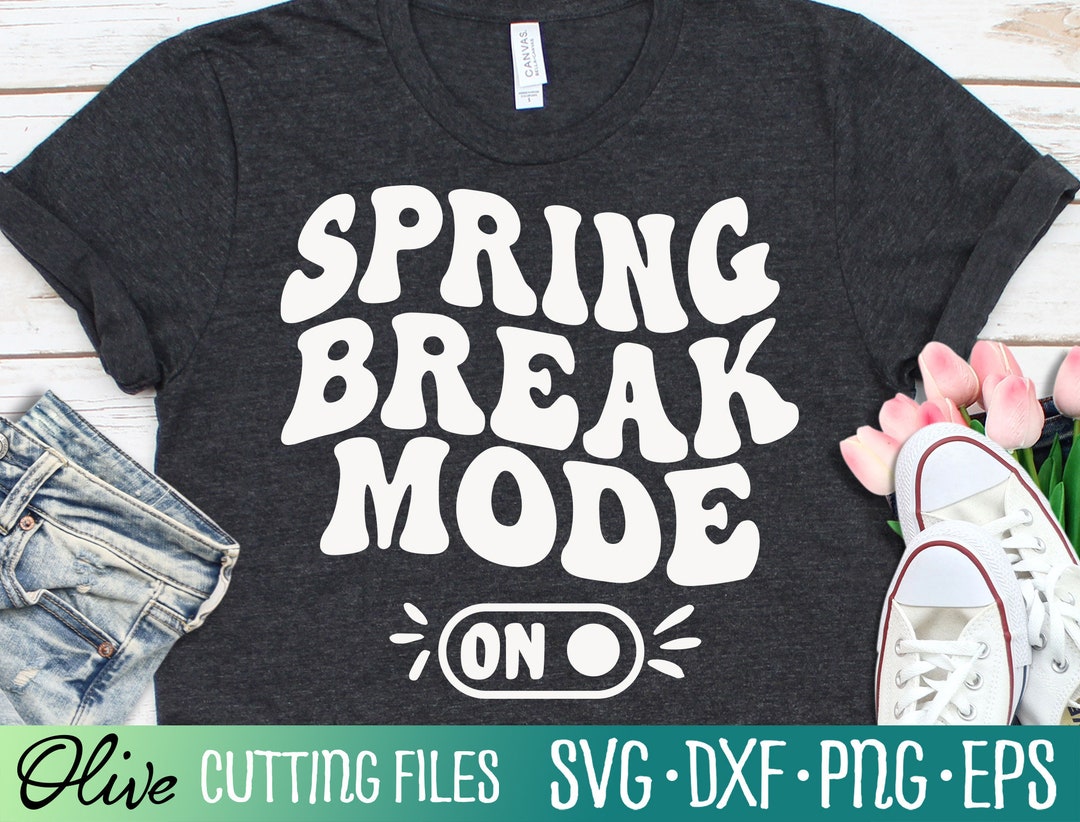 Spring Break Mode on Svg, Funny Spring Break Svg, Spring Break Png ...