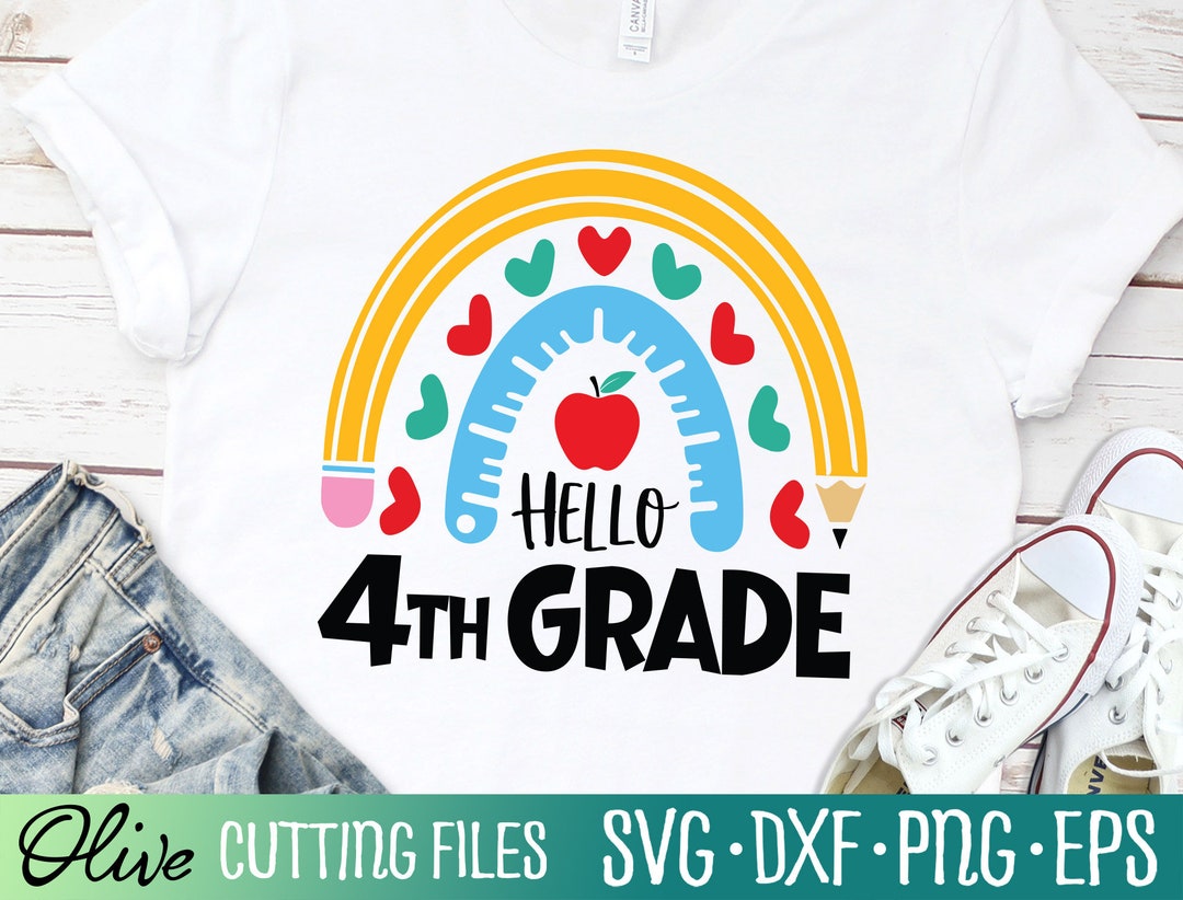 Fourth Grade Teacher Shirt Svg, 4th Grade Teacher Shirt, Classroom Svg ...