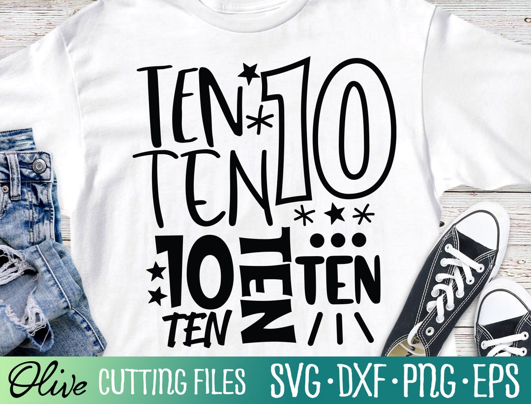 10th Birthday Svg, Party Collage Svg, Birthday Boy Svg, Birthday Girl ...