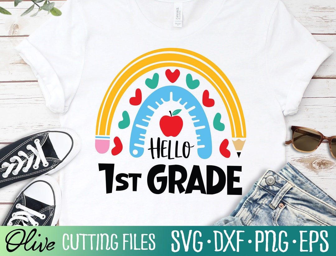 First Grade Teacher Shirt Svg, 1st Grade Teacher Shirt, Classroom Svg ...
