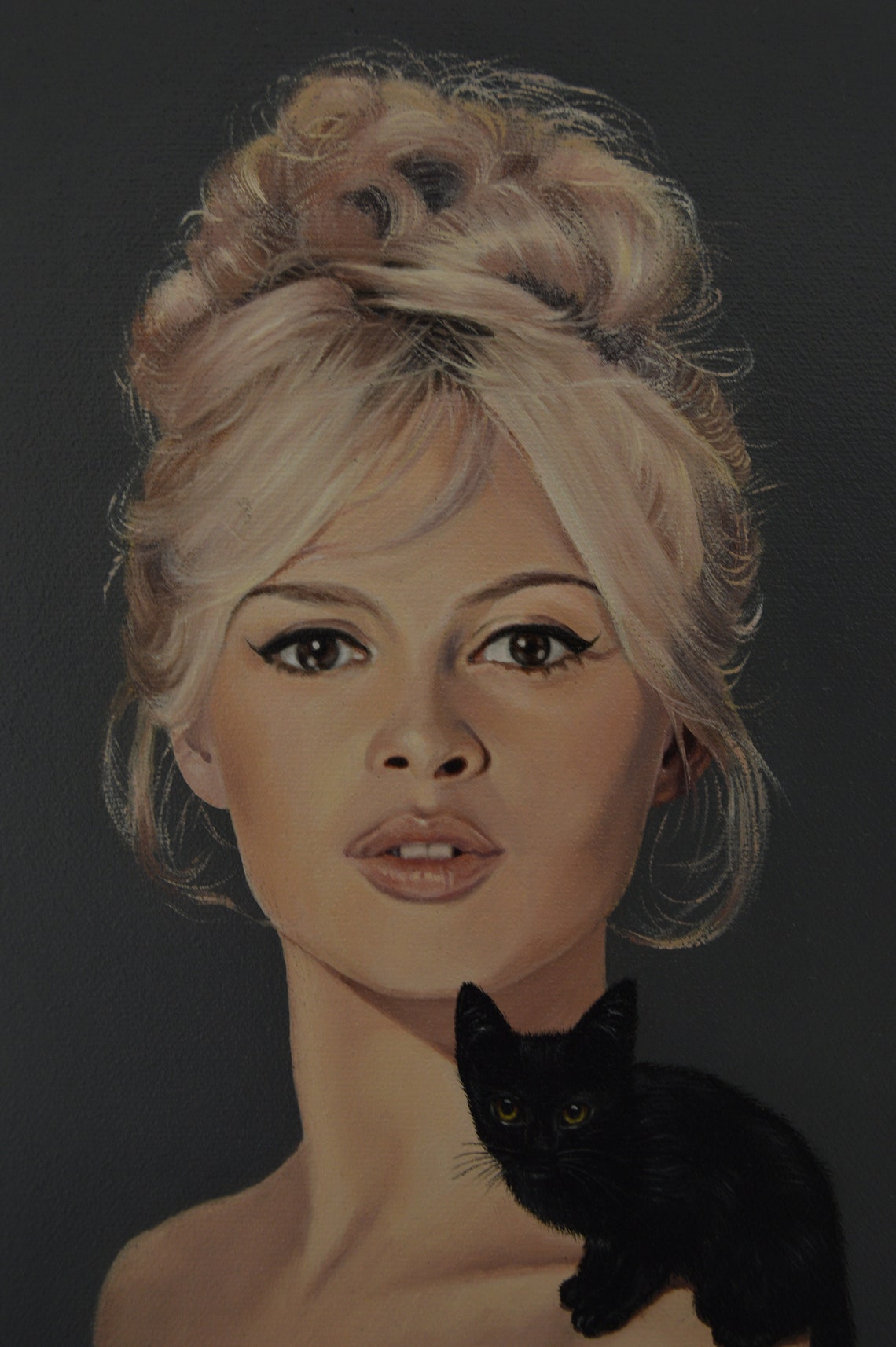 Brigitte Bardot Original Oil Painting - Etsy