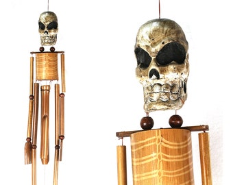 Skull Wind Chime - Etsy
