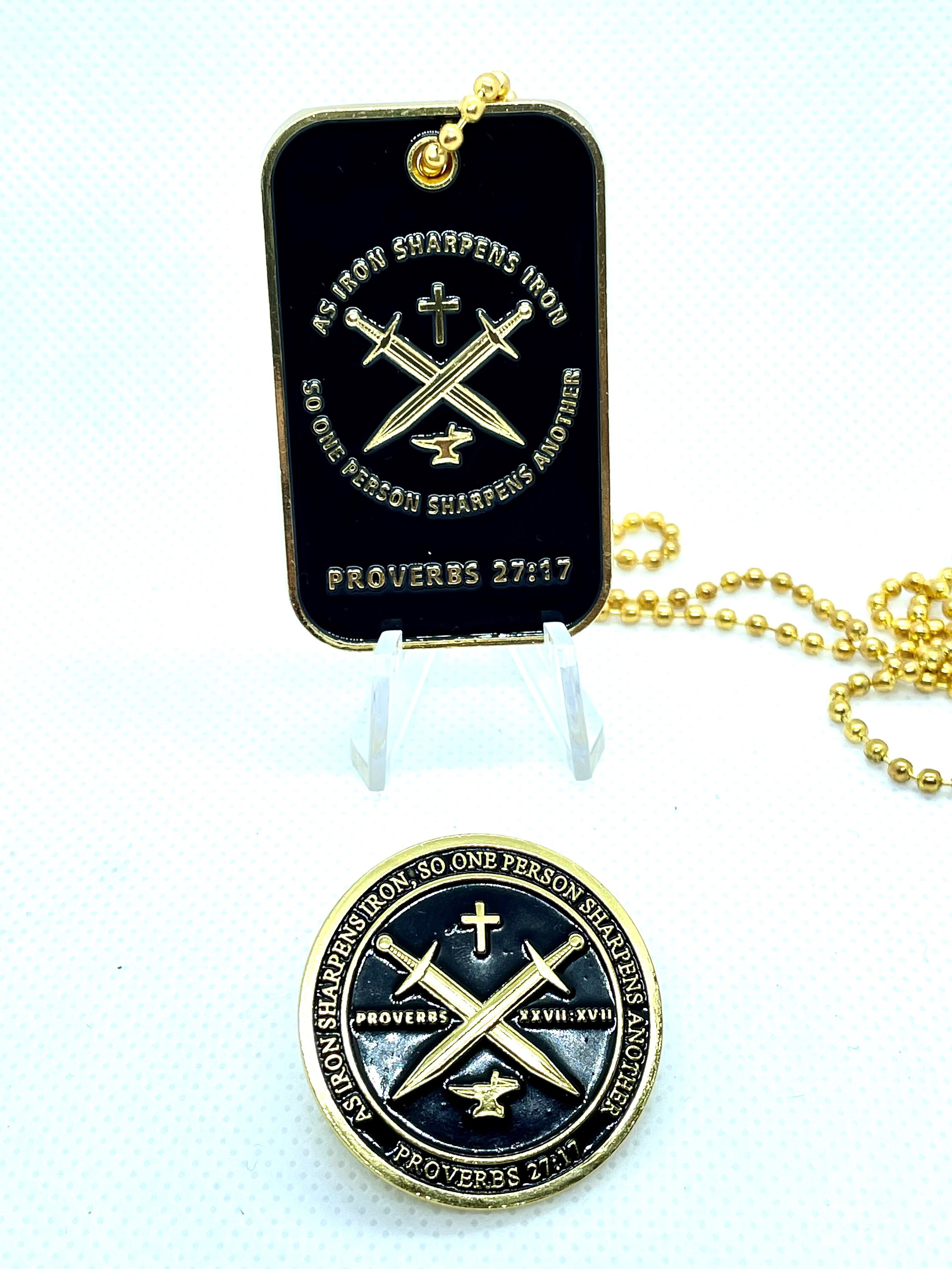 Armor of God Swords Crossed Anvil Cross Iron Sharpens Iron - Etsy Canada