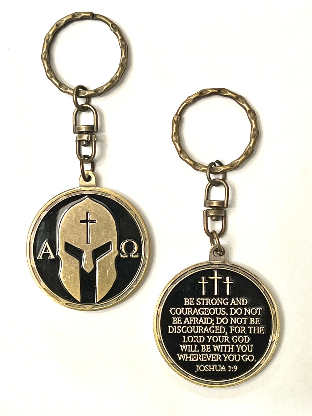 Armor of God High Relief Alpha & Omega Greek Helmet Collector ...