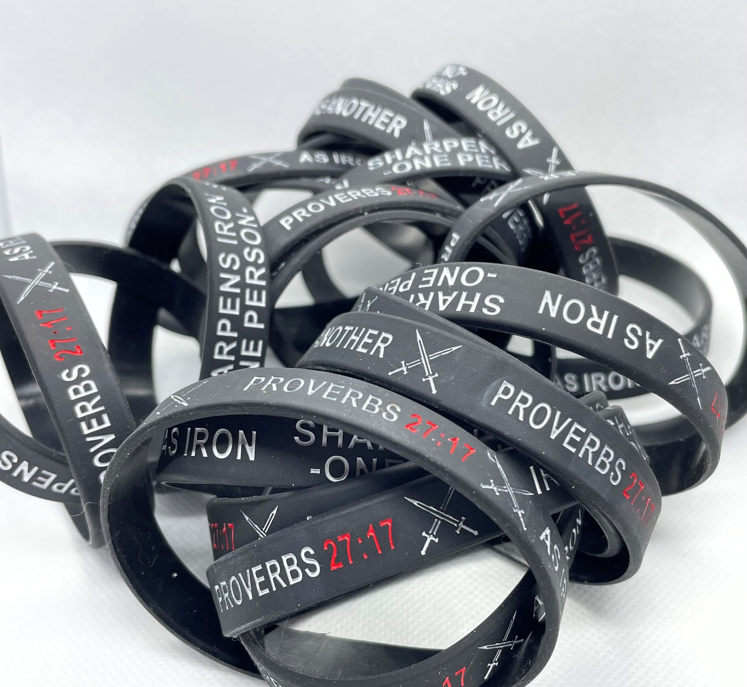 Armor of God Inspiration Rubber Bracelet Wristbands Christian - Etsy