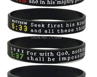 Christian Wristbands - Etsy