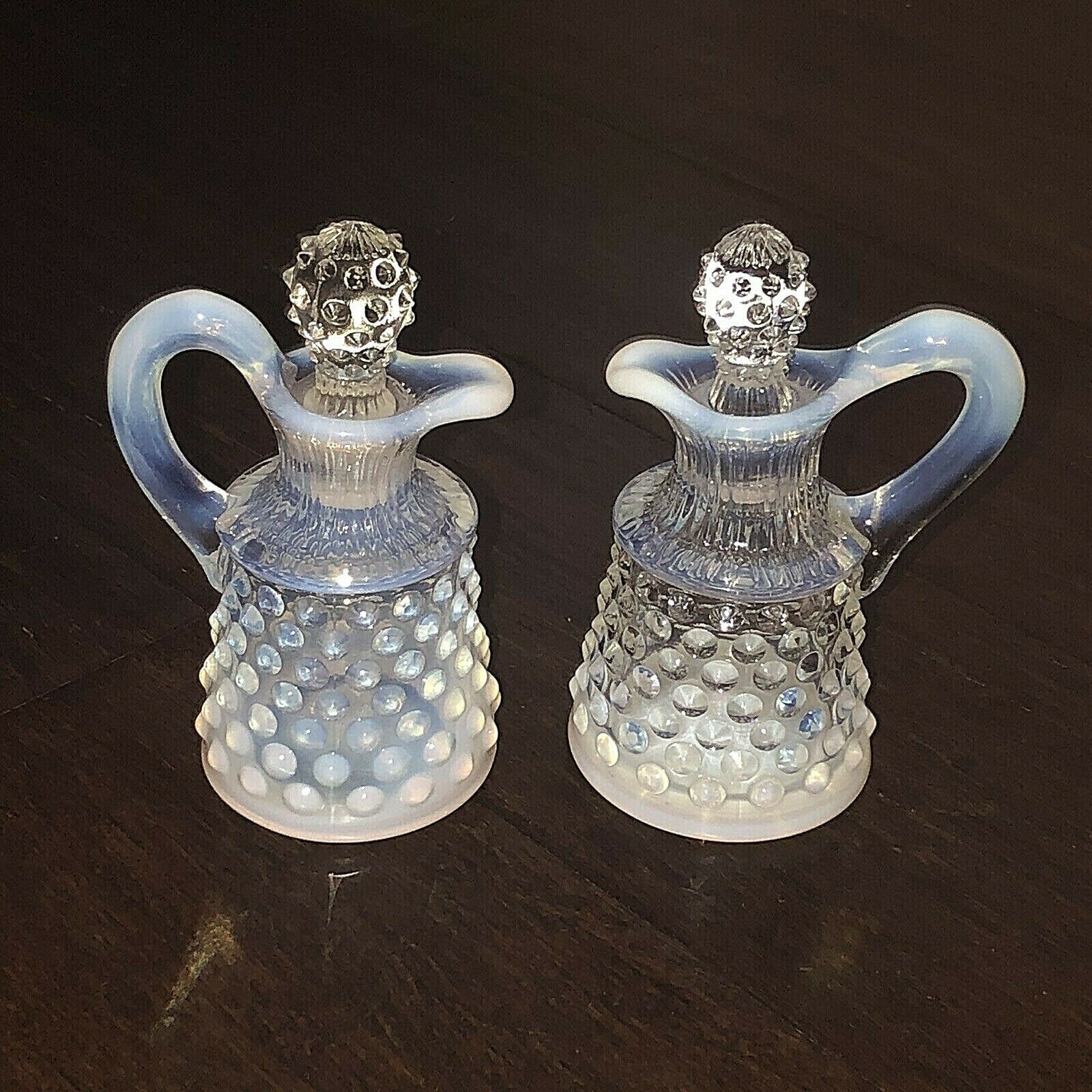 Vintage FENTON Opalescent HOBNAIL No.389 4-1/2 Oil & - Etsy