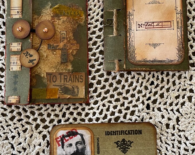 Train Themed ID Cards and Folders - Etsy