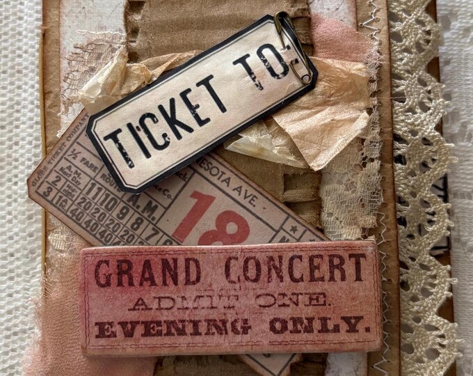 Tickets Please! - A Brown Bag Journal - Etsy
