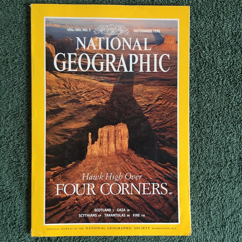 National Geographic Magazines 1996 Missing April and October - Etsy