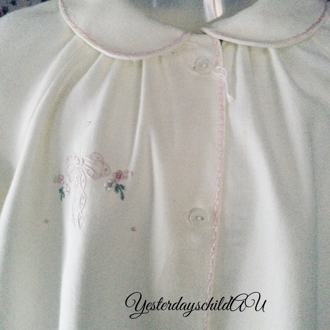 Romantic, Old Fashioned Vintage Style, New Old Stock, Hand Embroidered ...