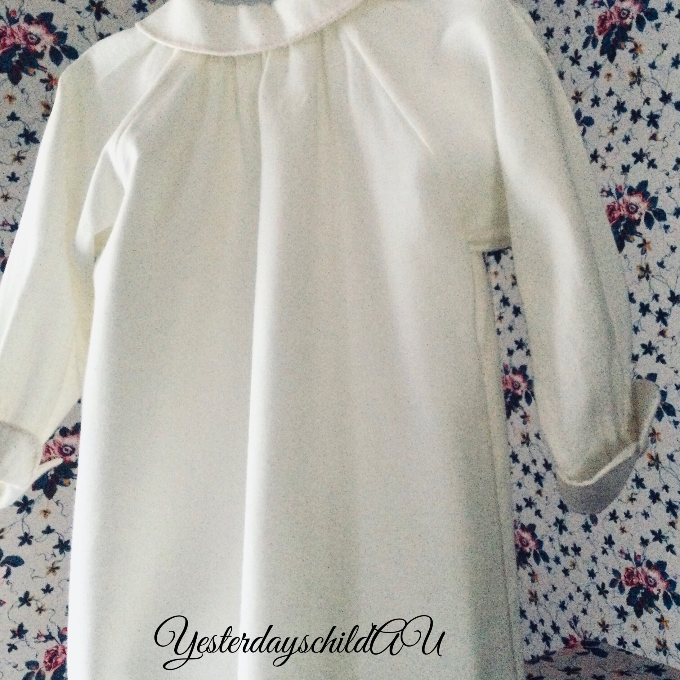 Romantic, Old Fashioned Vintage Style, New Old Stock, Hand Embroidered ...