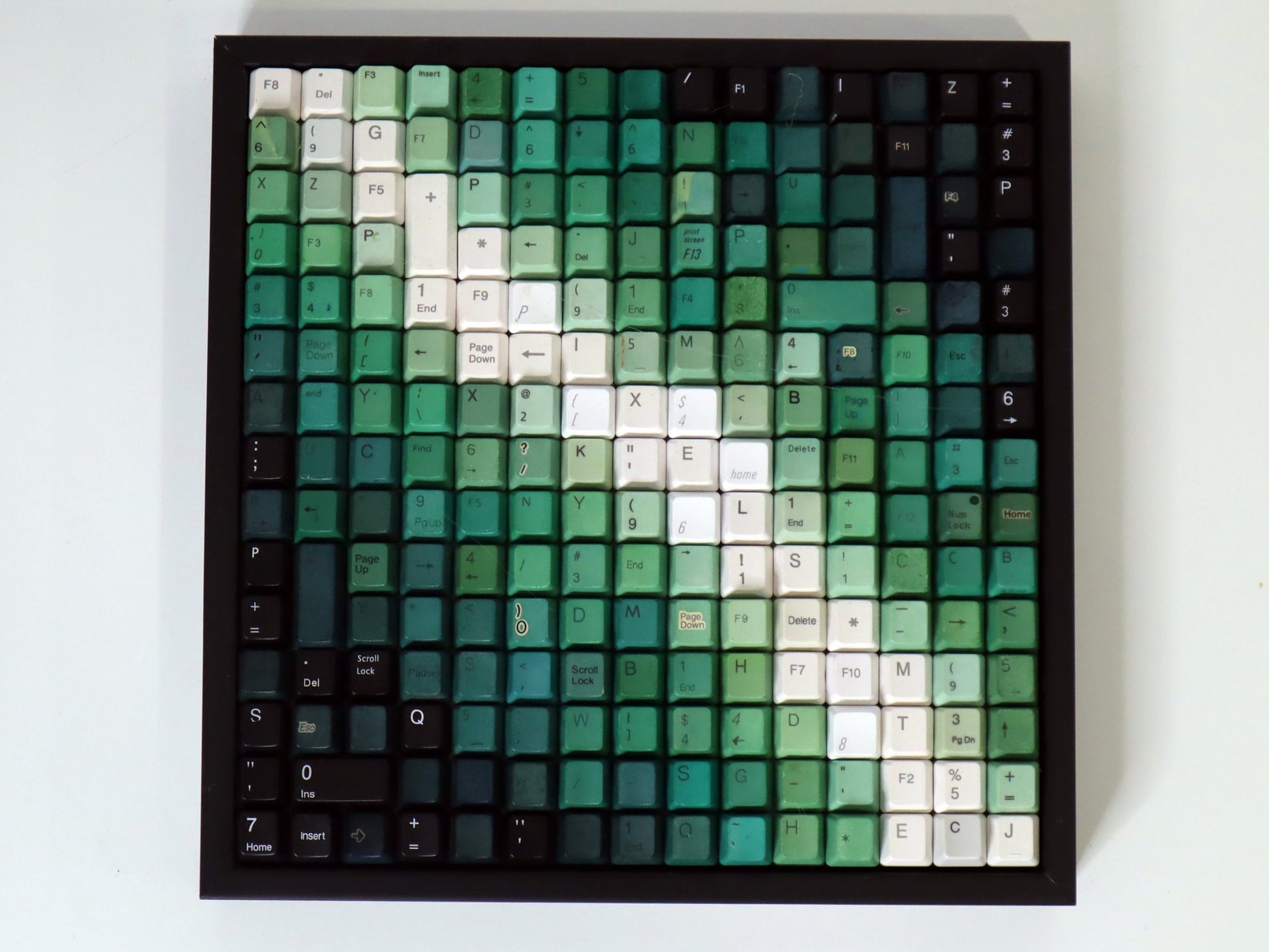 Original Art-computer Keys Art Work/wall Décor/gift for Computer Lovers ...