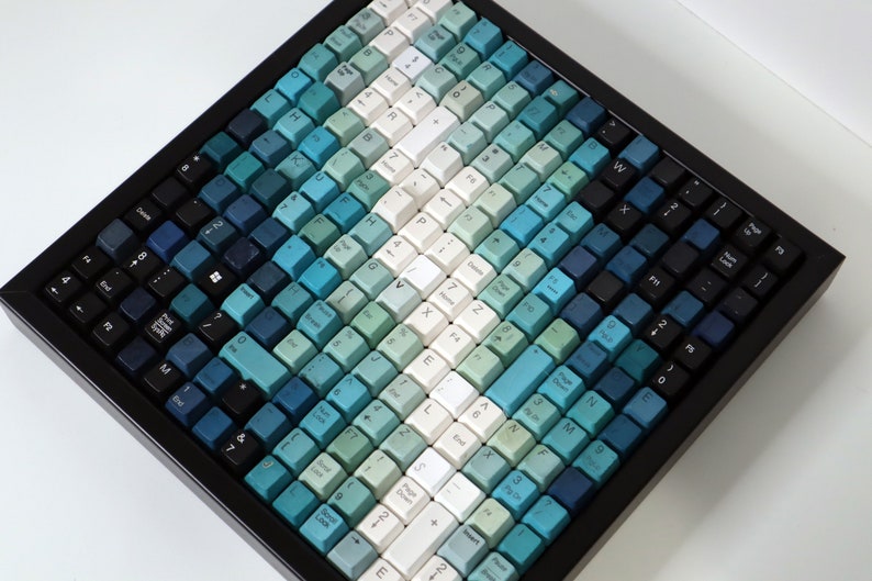 Original Art-computer Keys Art Work/wall Décor/gift for Computer Lovers ...