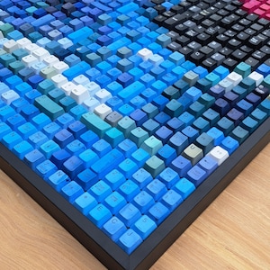 Retro Wave/computer Key Art/pop Art/wall Decor/gift for Computer Lovers ...