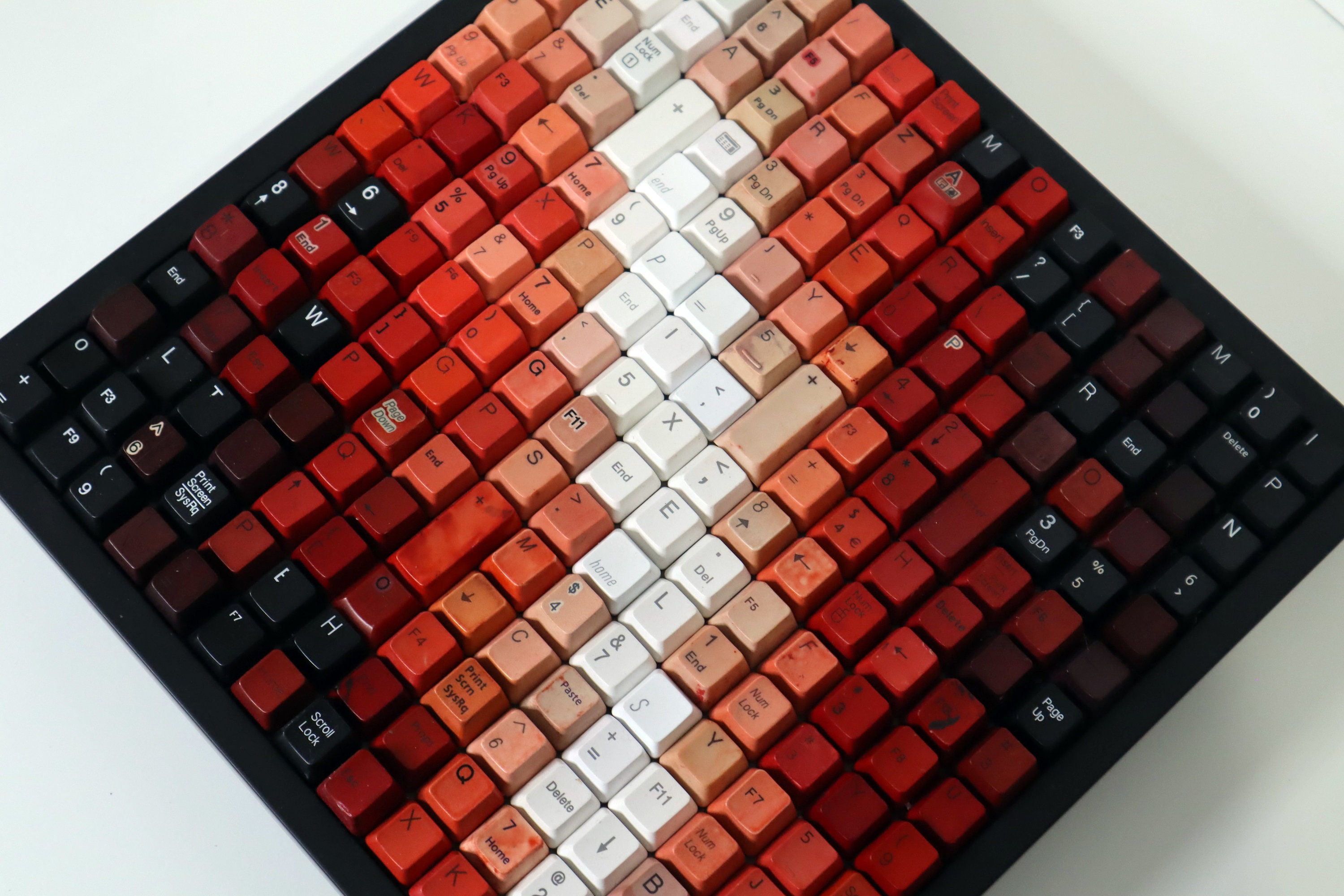 Original Art-computer Keys Art Work/wall Décor/gift for Computer Lovers ...