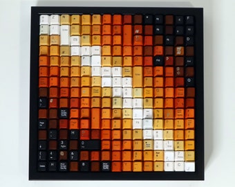 Original Art-computer Keys Art Work/wall Décor/gift for Computer Lovers ...