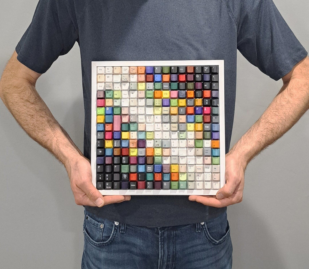 Original Art-computer Keys Art Work/wall Décor/gift for Computer Lovers ...