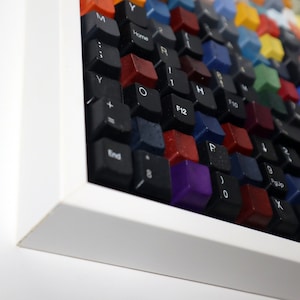 Original Art-computer Keys Art Work/wall Décor/gift for Computer Lovers ...