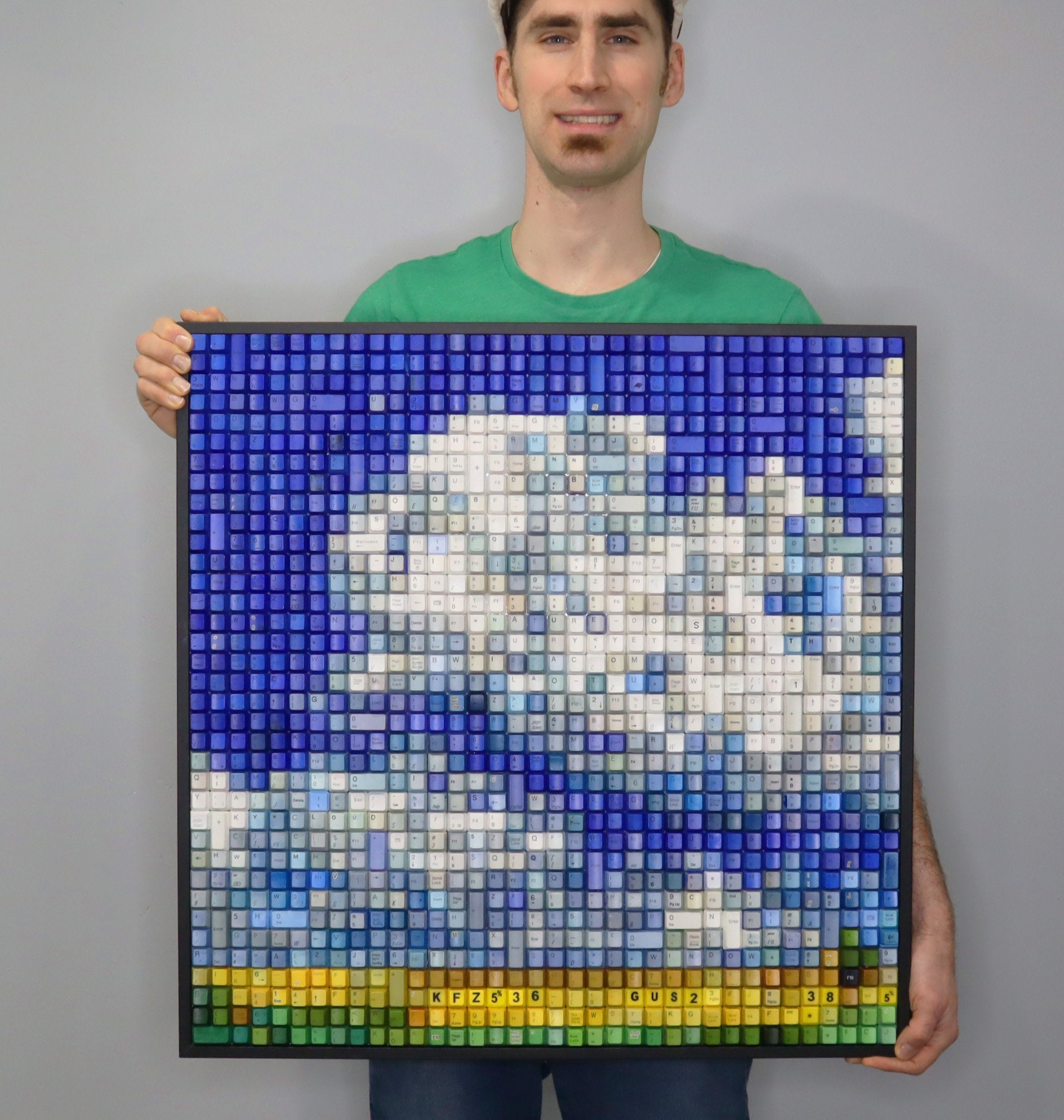 Cloud and Fields/computer Key Art/landscape Art/wall Decor/gift for ...