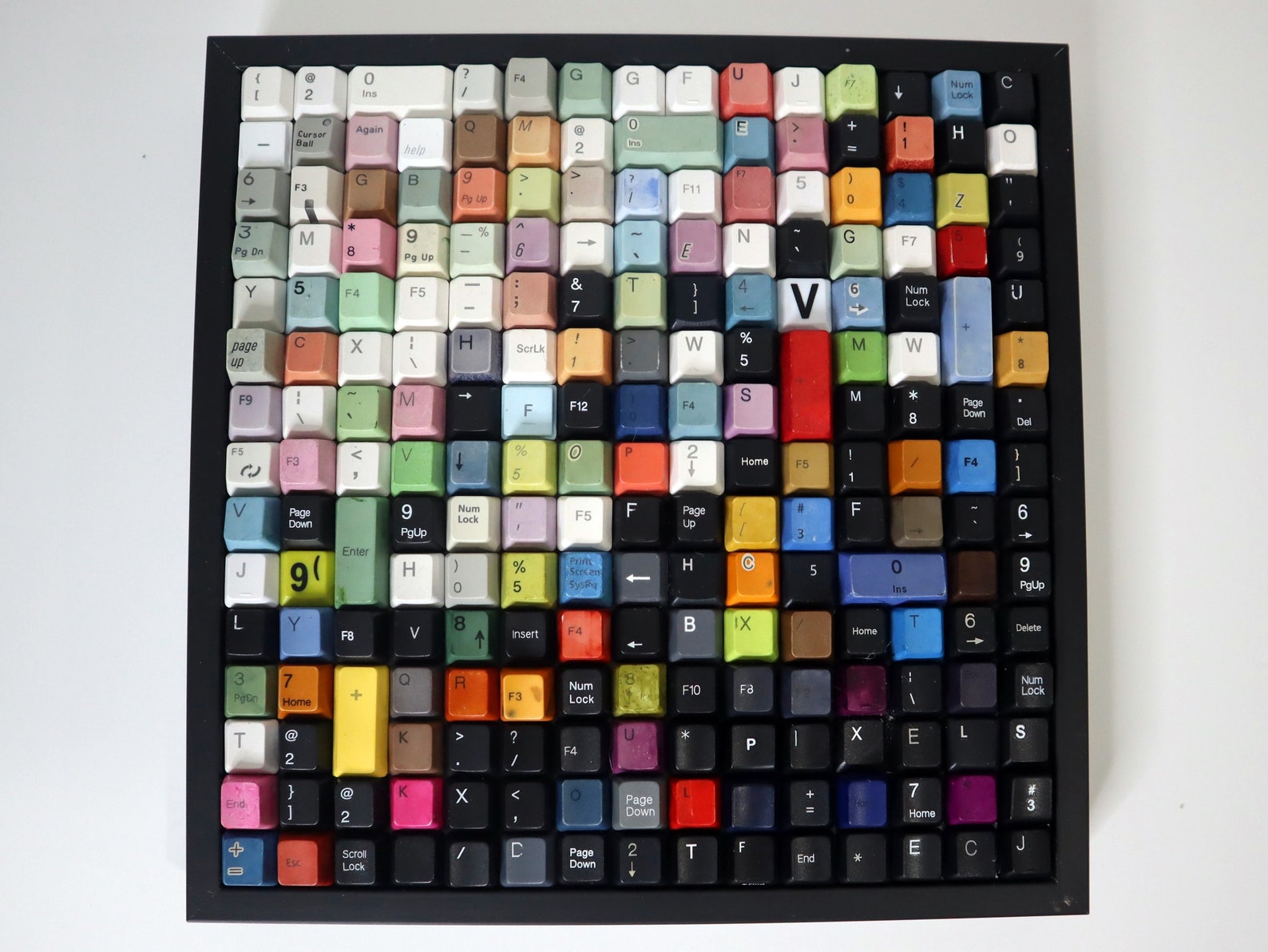 Original Art-computer Keys Art Work/wall Décor/gift for Computer Lovers ...