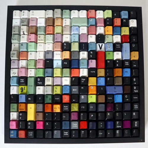 Original Art-computer Keys Art Work/wall Décor/gift for - Etsy
