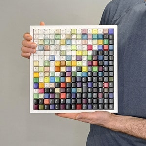 Original Art-computer Keys Art Work/wall Décor/gift for Computer Lovers ...