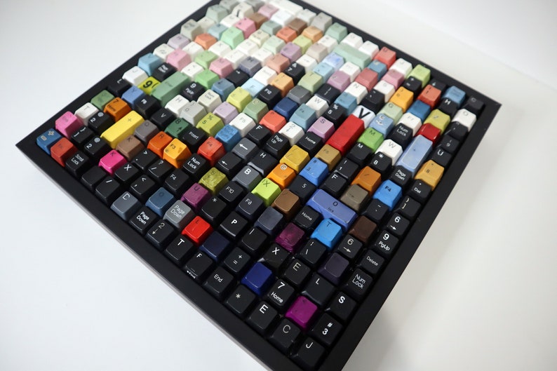 Original Art-computer Keys Art Work/wall Décor/gift for Computer Lovers ...