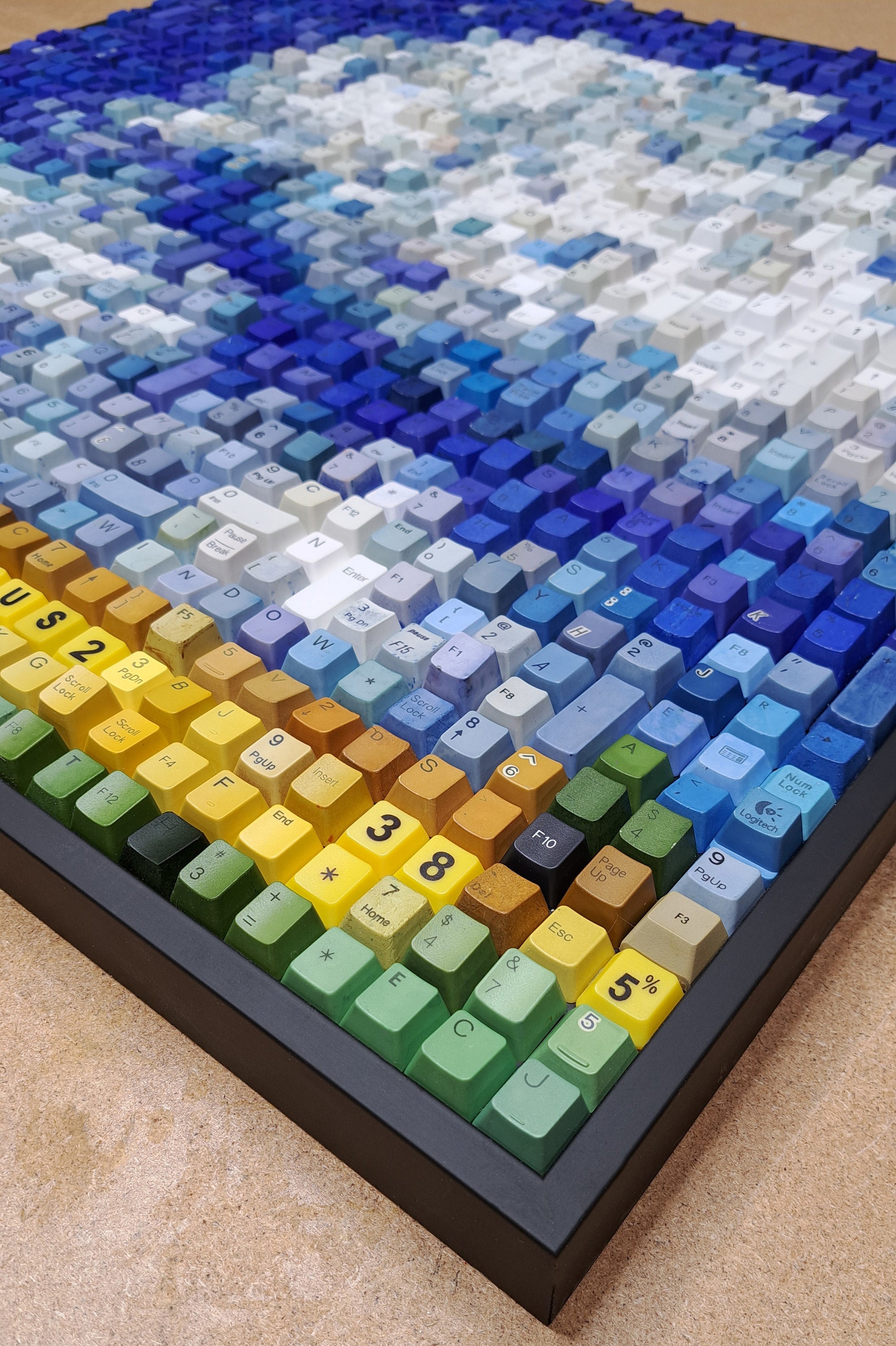 Cloud and Fields/computer Key Art/landscape Art/wall Decor/gift for ...