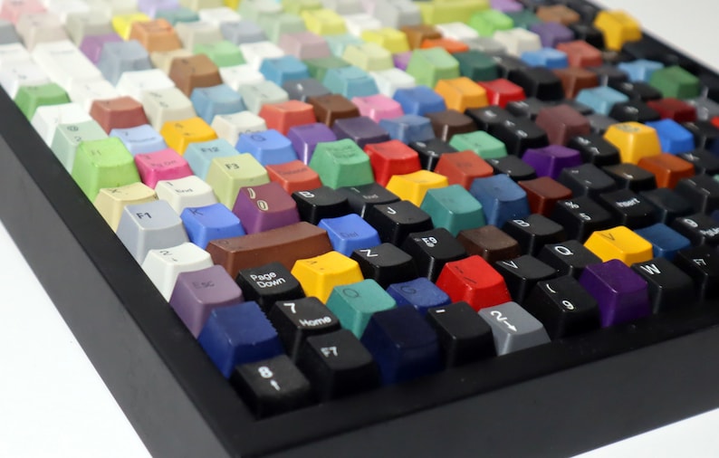 Original Art-computer Keys Art Work/wall Décor/gift for Computer Lovers ...