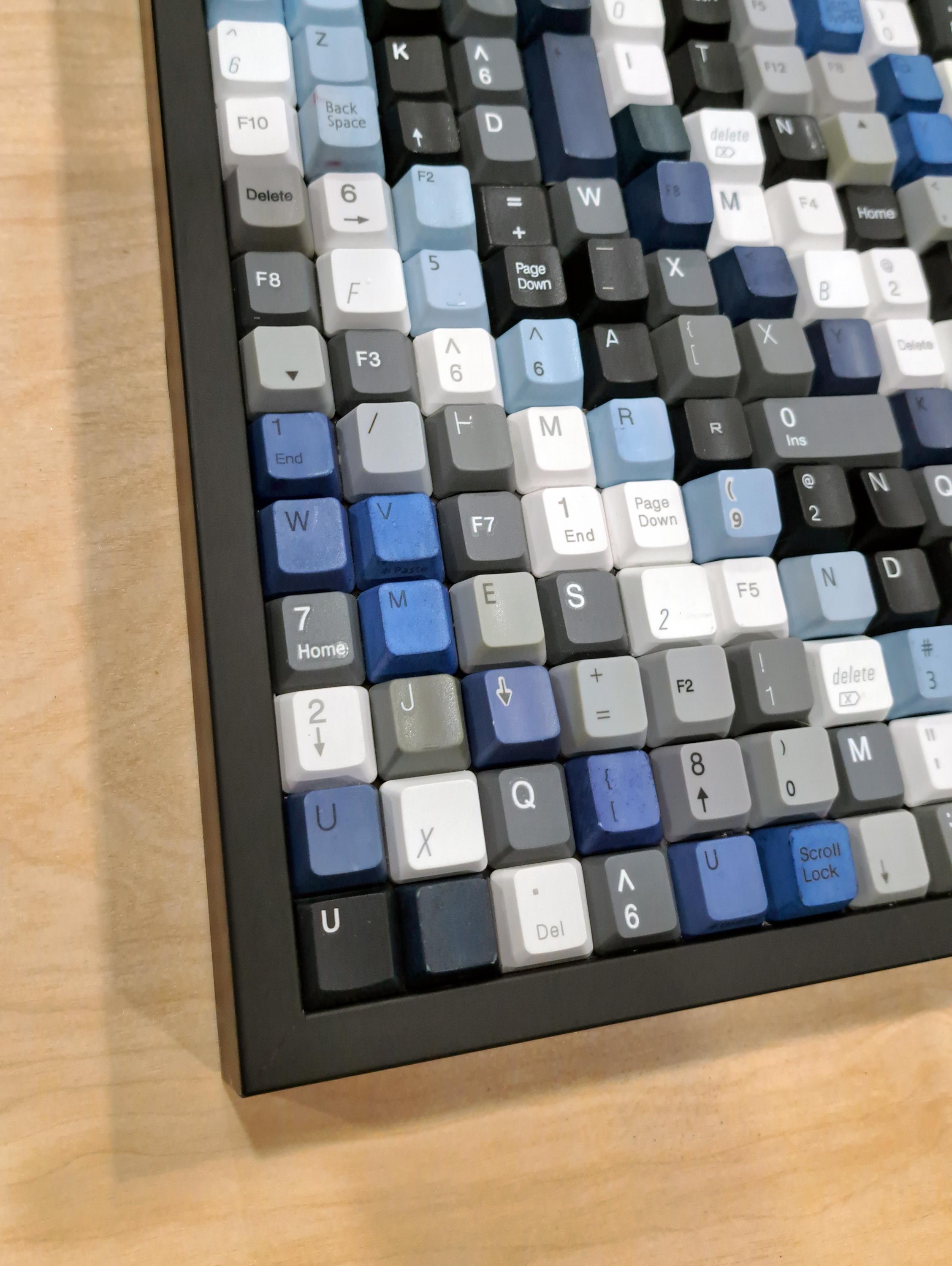 Blue Abstract/wall Decor/computer Key Art/office Decor - Etsy