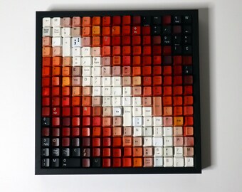 Original Art-computer Keys Art Work/wall Décor/gift for Computer Lovers ...