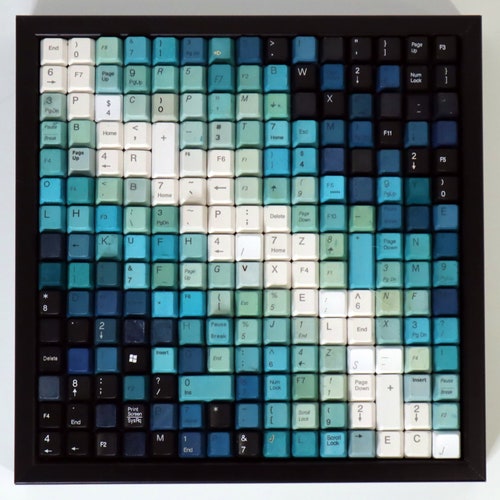 Original Art-computer Keys Art Work/wall Décor/gift for - Etsy