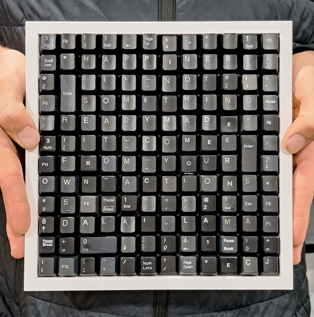 Happiness is Not Something Readymade. It Comes From Your Own Actions ...