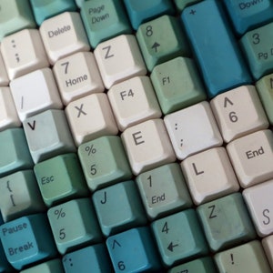 Original Art-computer Keys Art Work/wall Décor/gift for Computer Lovers ...