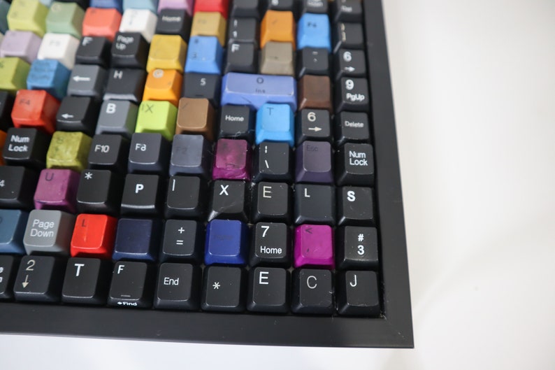 Original Art-computer Keys Art Work/wall Décor/gift for Computer Lovers ...