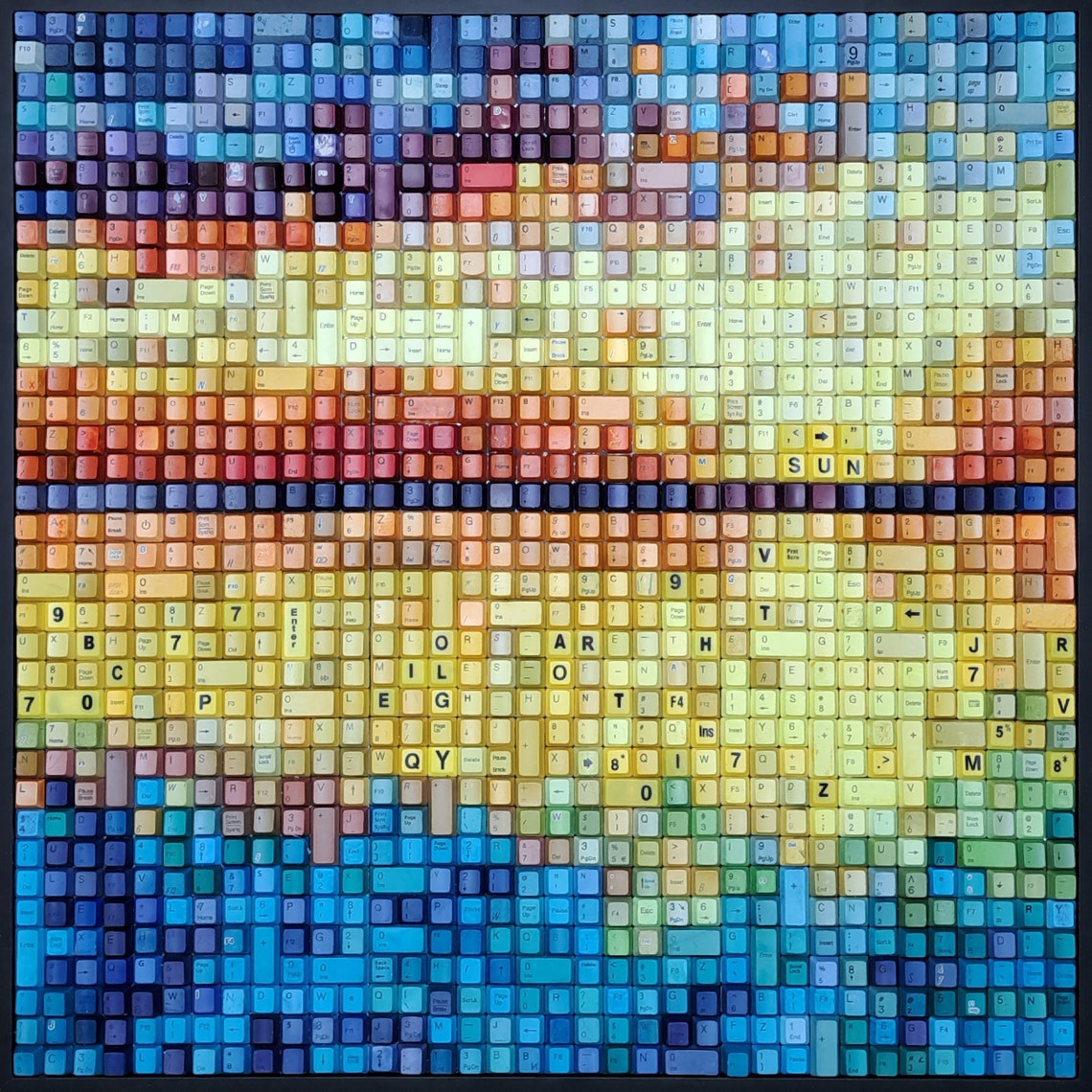 Sunset/computer Key Art/landscape Art/wall Decor/gift for Computer ...