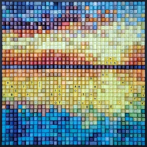 Sunset/computer Key Art/landscape Art/wall Decor/gift for Computer ...