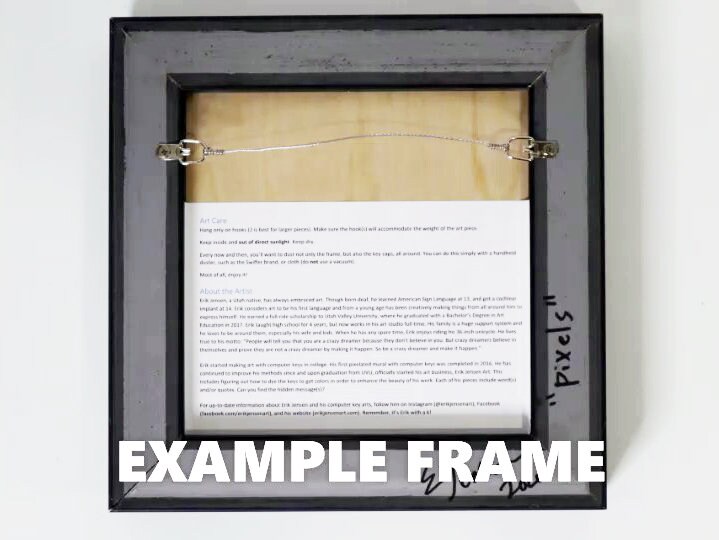 Original Art-computer Keys Art Work/wall Décor/gift for Computer Lovers ...