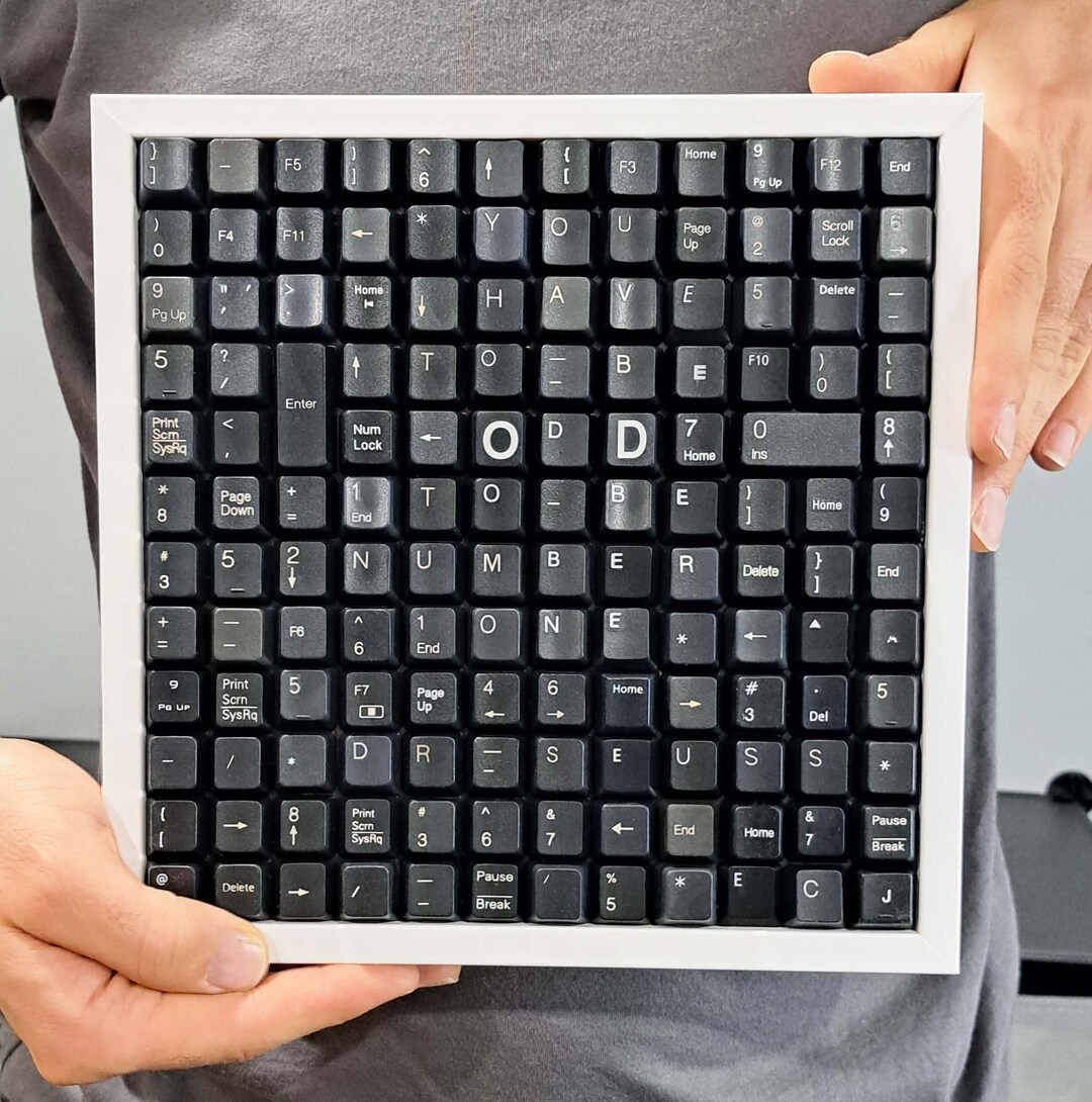 You Have to Be Odd to Be Number One/dr. Seuss/computer Key Quote/wall ...