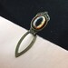 Hand Painted Dragon Eye Bookmark Orange/yellow, Book Lover Gift, Unique ...