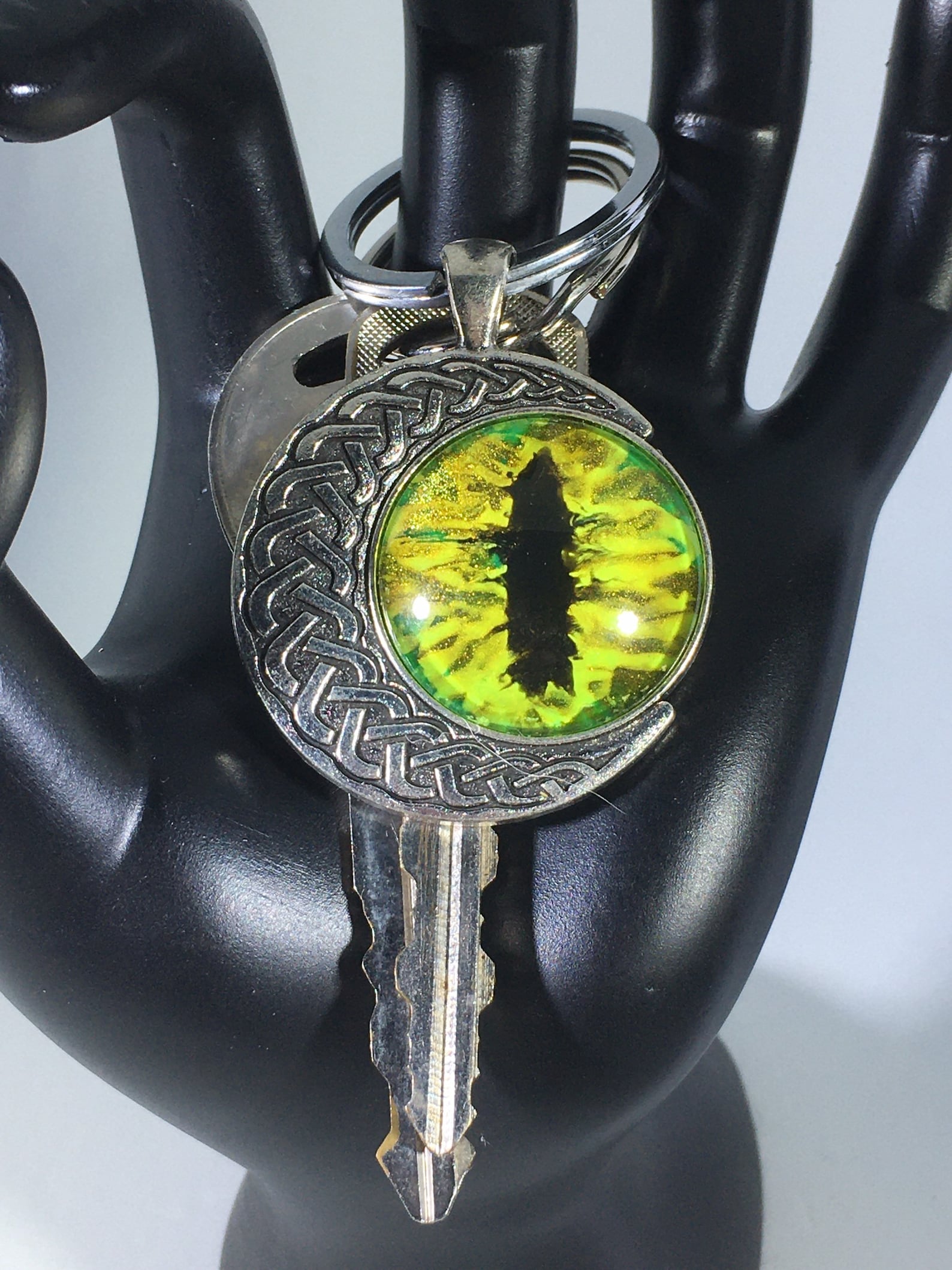 Handpainted Dragon Eye Keychain Fantasy Keychain Dragon Key - Etsy