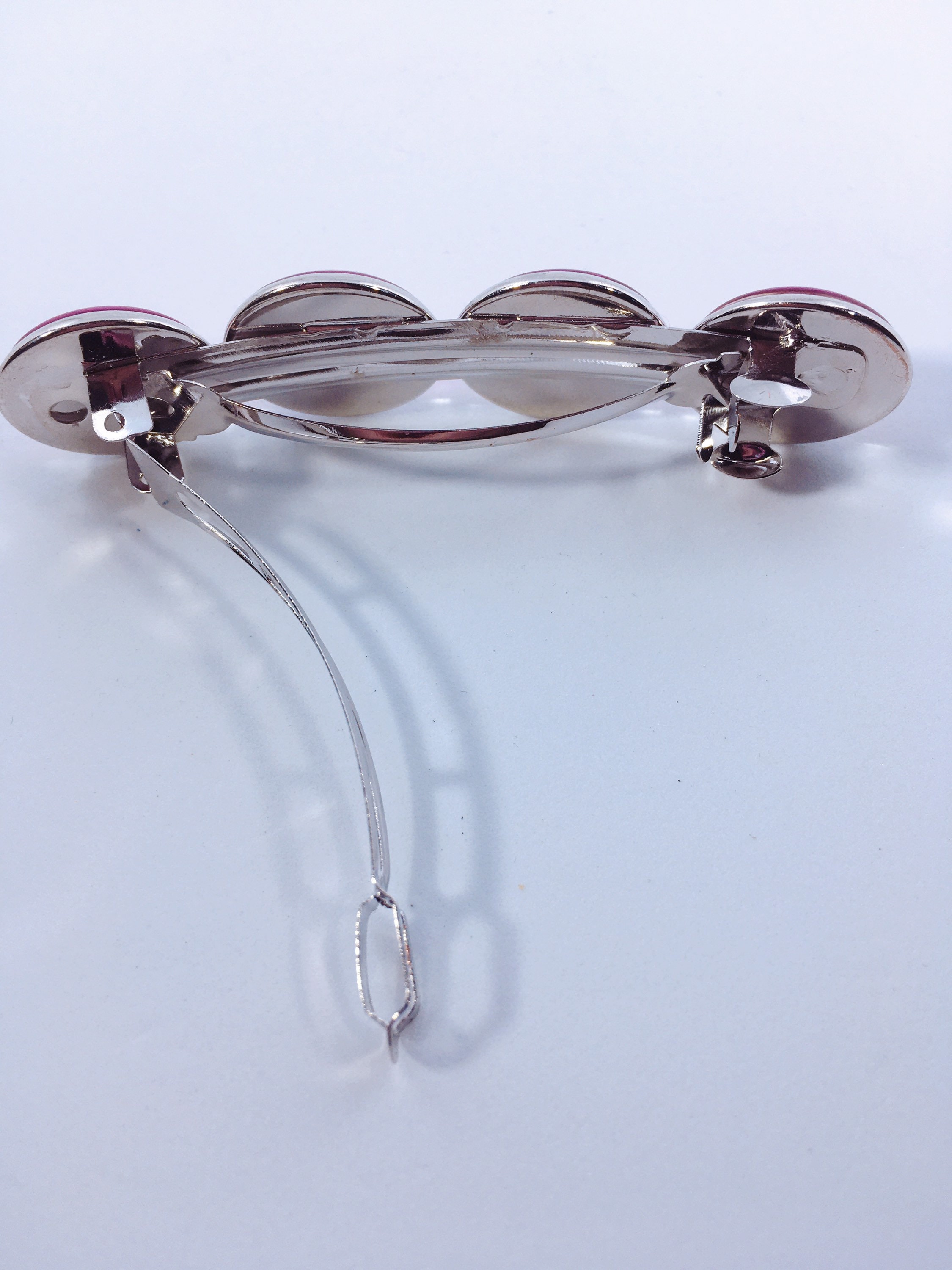 Red Barrette, Sparkle Barrette, Barrettes for Women, Barrettes for ...