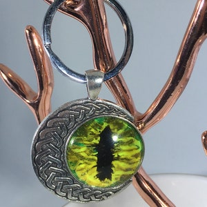 Handpainted Dragon Eye Keychain, Fantasy Keychain, Dragon Key Ring - Etsy