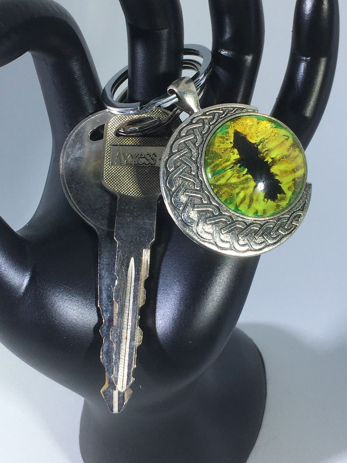 Handpainted Dragon Eye Keychain Fantasy Keychain Dragon Key - Etsy