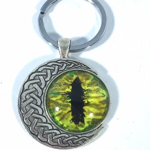 Handpainted Dragon Eye Keychain, Fantasy Keychain, Dragon Key Ring - Etsy